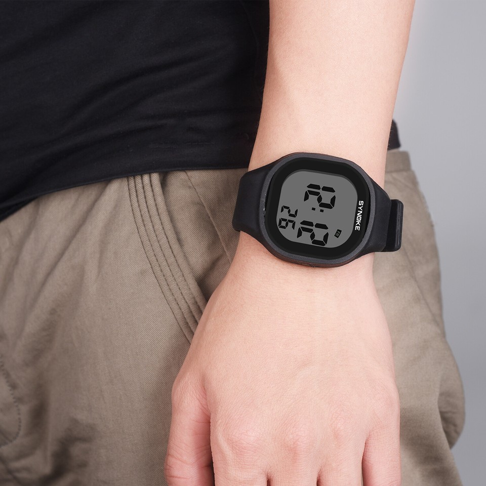 Kids Boys Girls Gift LED Sports Digital Electronic Wrist Watch ...