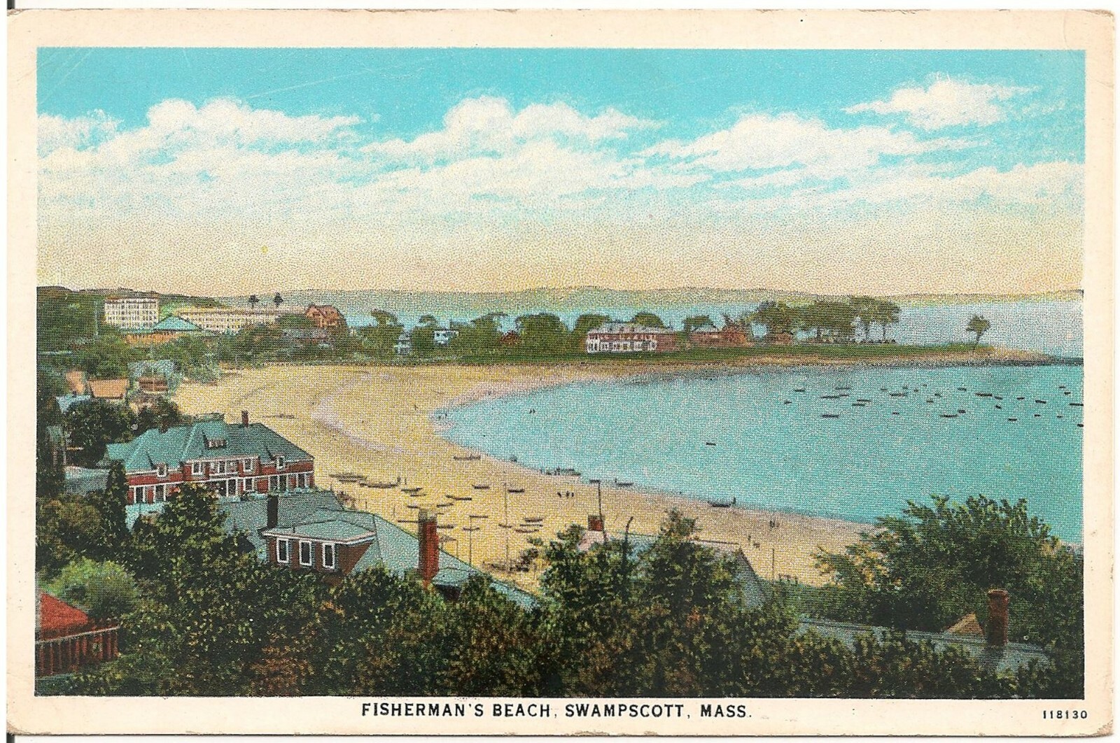 Fisherman's Beach in Swampscott MA Postcard | eBay