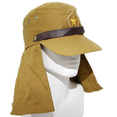 WWII IMPERIAL JAPANESE ARMY SOLDIER MILITARY FIELD HAT CANVAS CAP Size ...