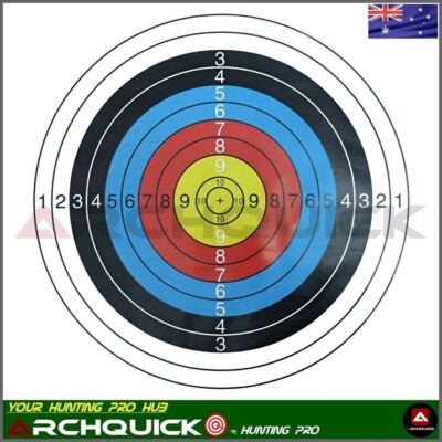 20 x Paper Target Faces 40x40cm for Compound Recurve Bow Archery Target ...