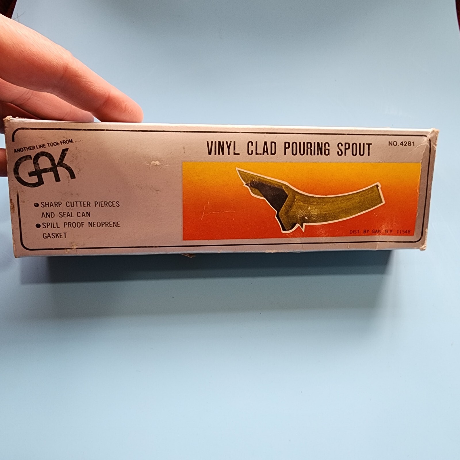 GAK Vinyl Clad oil pouring spout VGVC original box EVC | eBay