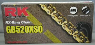 RK GB520XSO/Z1 Motorcycle Motorbike RX-Ring Chain Gold | eBay