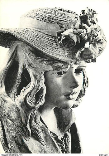 Art - Sculpture - Auguste Rodin - Jeune fille au chapeau fleuri de ...