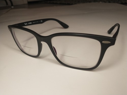 Ray-Ban Liteforce RB7144 Men's Black 53mm Rectangle Eyeglasses FRAMES ...