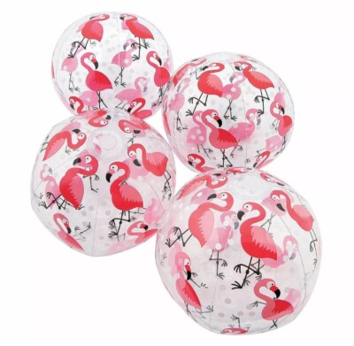 Pink Flamingo 11" Inflatable Balls | eBay
