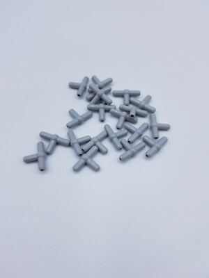 LEGO LOT 20 X T-PIECE LIGHT BLUISH GRAY REF 4697 / 4211508 *NEUF* | eBay