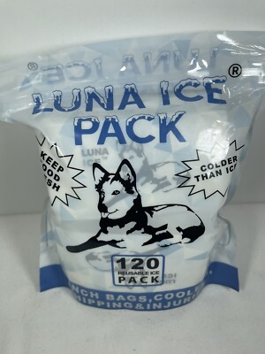 Luna Ice 120 Pack -Dry Ice-Dry Ice for Shipping Frozen Food-Bulk Ice ...