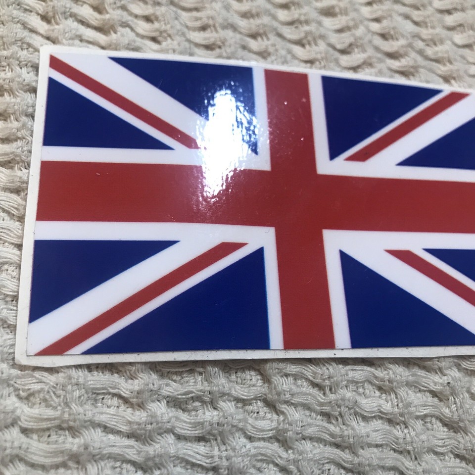 United Kingdom Flag 4" Sticker Vinyl Union Jack British Stickers Decals ...