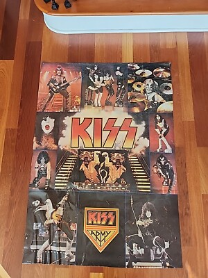 Kiss Vintage Jumbo Wall Poster 1977 42x58 | eBay