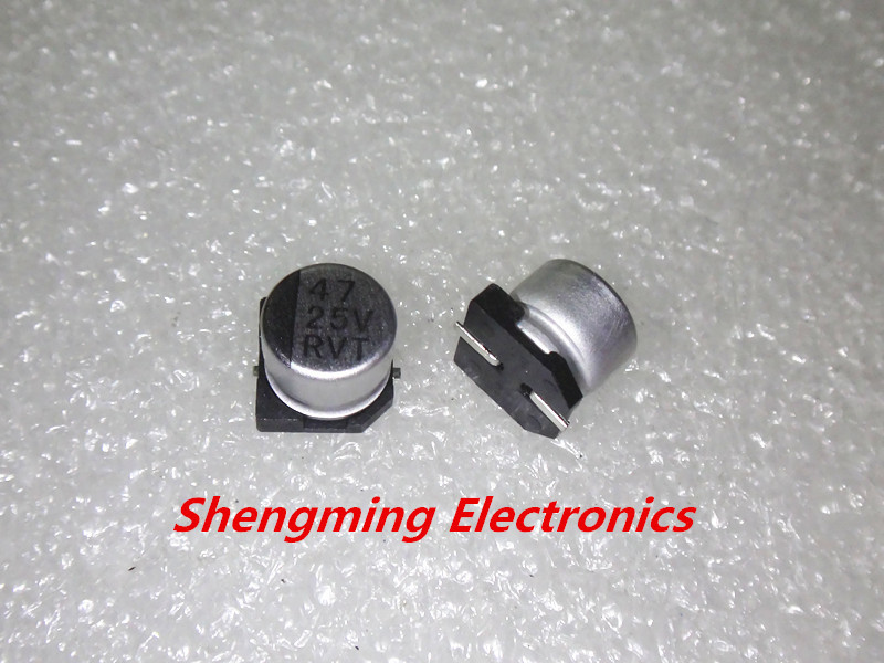 20pcs 47uF 25V SMD chip Aluminum Electrolytic Capacitor 6x5mm | eBay