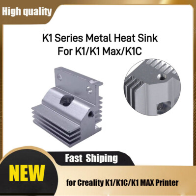 Radiator Metal Heat Sink Hotend for Creality K1/K1C/K1 MAX 3D Printer ...