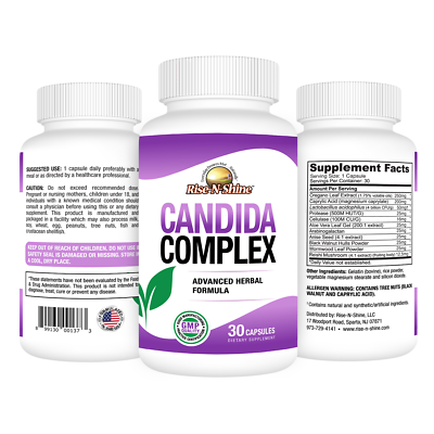 CANDIDA COMPLEX popular Probiotic Detox Cleanse Yeast