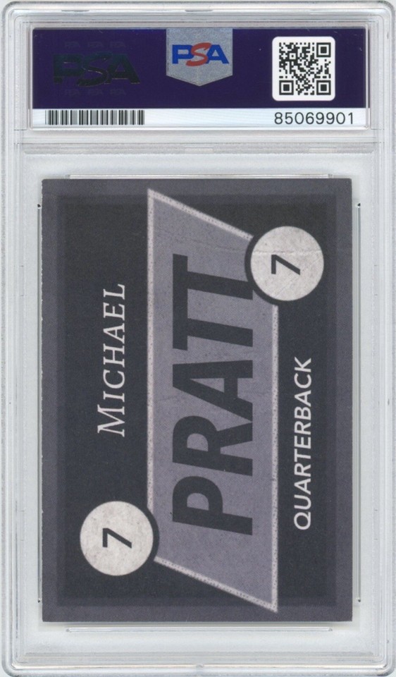 Michael Pratt Autographed Tulane Green Wave Signed Rookie RC Custom ...