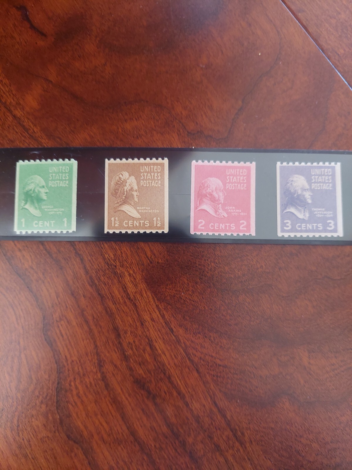 Scott#848-51(4), 1939 Presidential Series, Rotary Coil Horizontal Perf ...