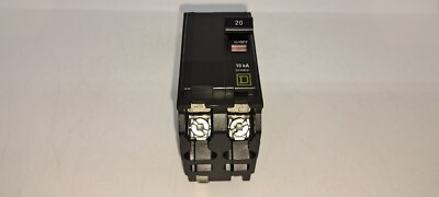 Square D QOB220 2 Pole 20 Amp 120/240V Bolt-on QOB Circuit Breaker ...