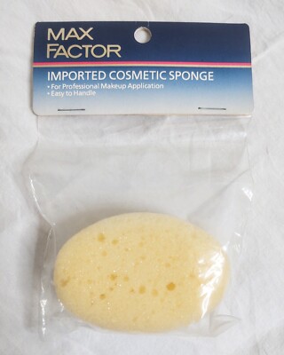 Hard To Find MAX FACTOR Imported Cosmetic Sponge NEW OLD STOCK Made n ...