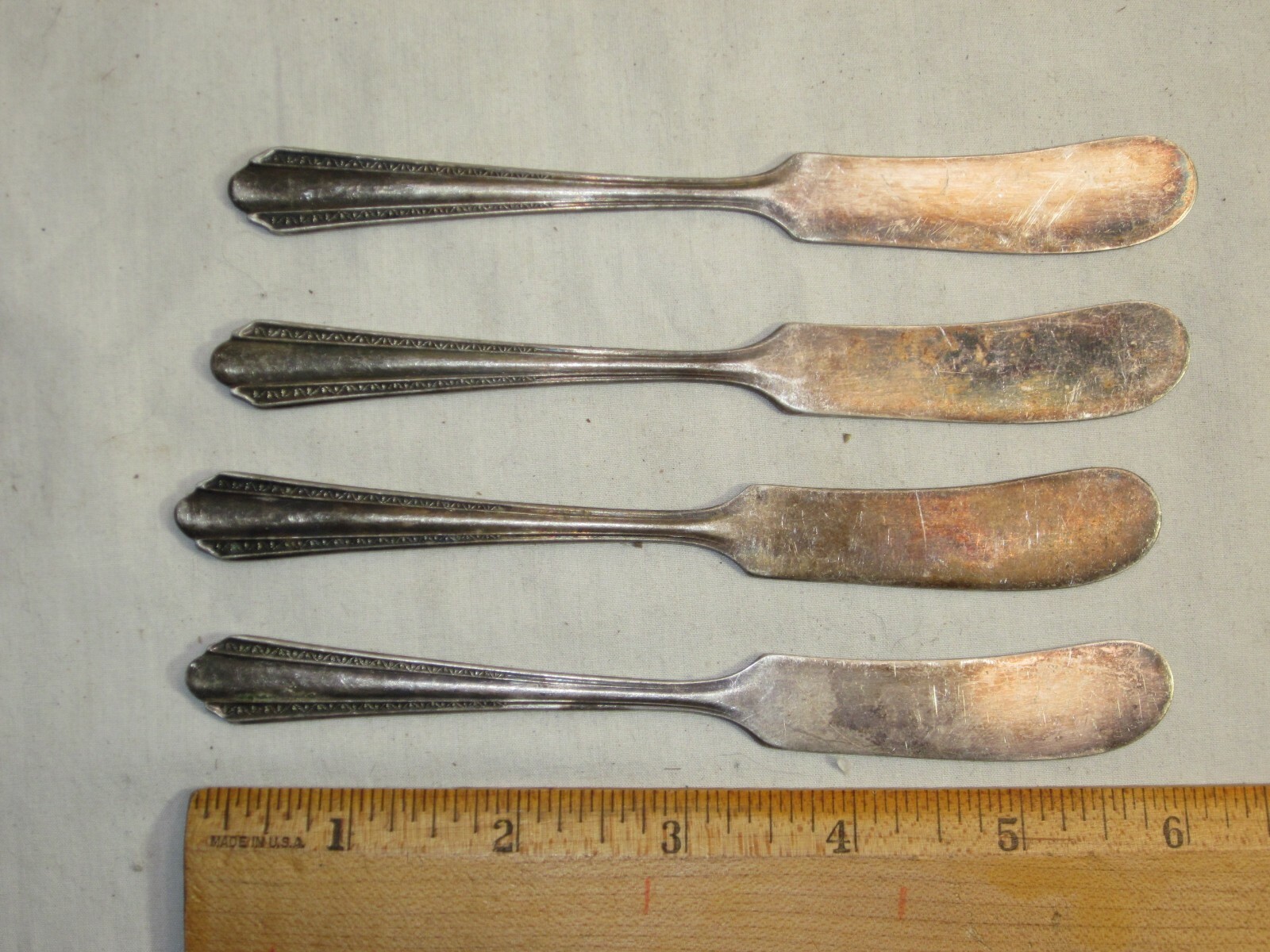 vintage antique VICTOR S. CO. A1 OVERLAY IS spoons spoon knife ...