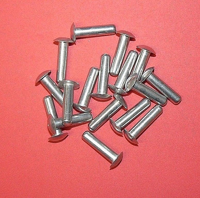 3/16" x 3/4" Modified Brazier Head Solid Aluminum Rivet - 2117 T4 (Hard ...