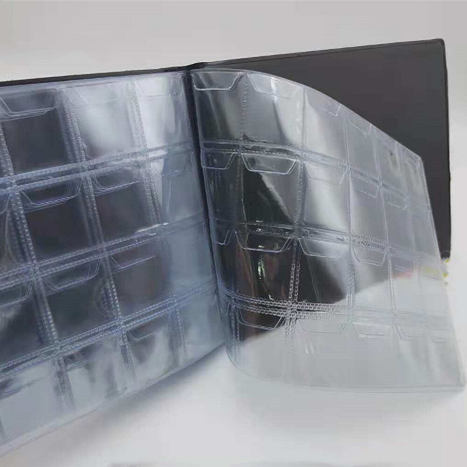 Transparent PVC Coin Holder Book 240 Pockets for 25mm Coins Organizer ...
