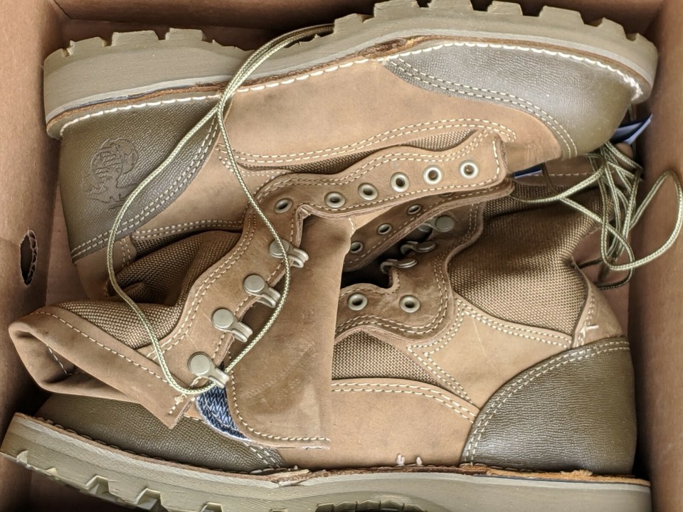 Wellco E163 USMC Marine Corps EGA Rugged All Terrain RAT Army Boots 9.5 ...