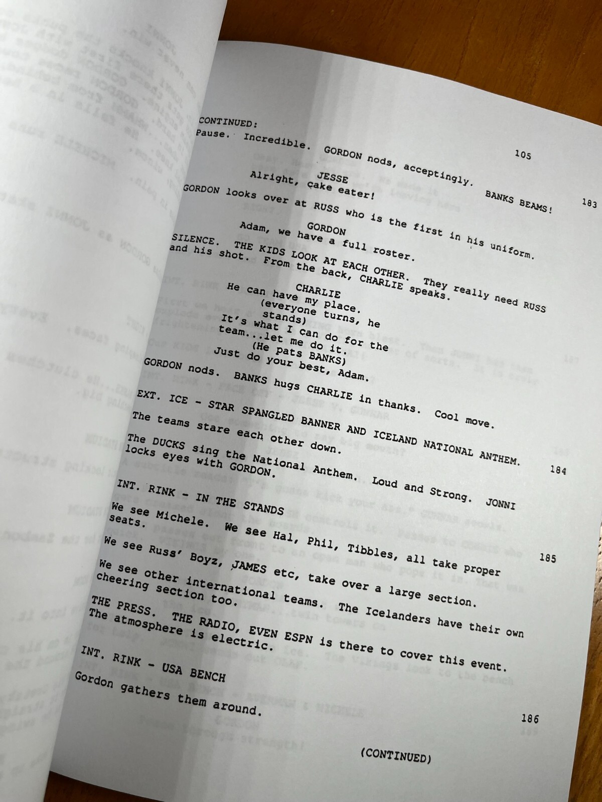 D2: The Mighty Ducks Script Signed- Autograph Reprints- 121 Pgs- Mighty ...