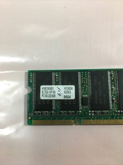 G3 Imac Hyundai PC100-222-620 BLTQG-10P BA 388191-002 Memory HYM7V65801 ...
