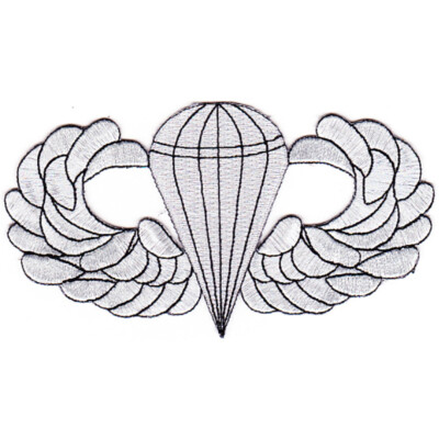 Airborne Basic Jump Wings Badge Patch | eBay