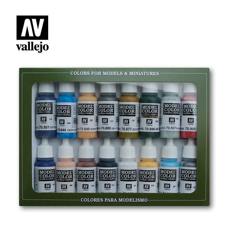 Model Color Acrylic Paint Set - American Civil War (x16) Vallejo 70111 ...