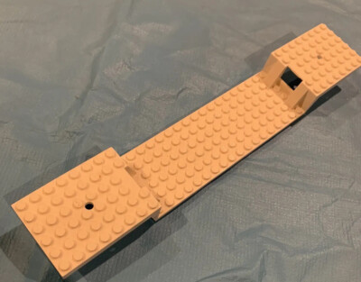 LEGO 6x34 Trailer Base White w/ Holes 87058 6 x 34 Truck Train Split ...