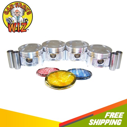 Pistons and Rings Fits 90-01 Acura Integra 1.8L DOHC 16v B18A1 B18B1 | eBay