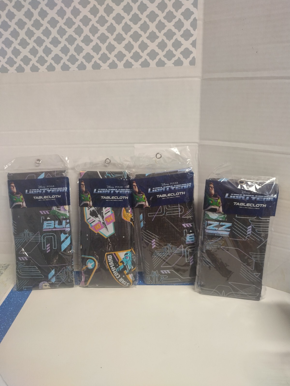 Disney Buzz LightyearBirthday Pixar Party Lightyear Vinyl 52”x70” Lot ...