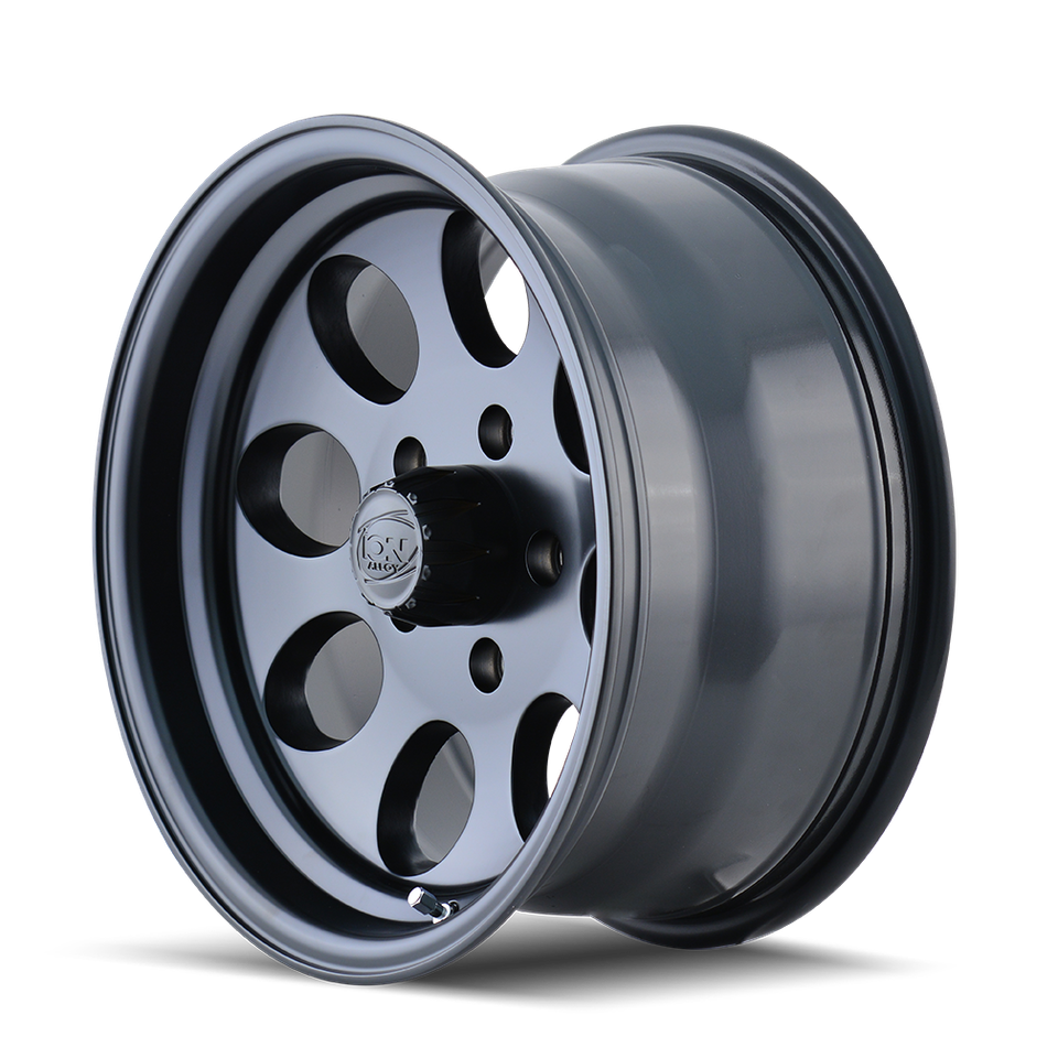 (Set-4) Ion 171 16x8 5x114.3/5x4.5 -5mm Matte Black Wheels Rims 16 Inch ...