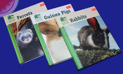 Lot ANIMAL PLANET Pet Care Library Books Series FERRETS / GUINEA PIGS ...