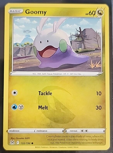 Goomy 132/196 Pokemon TCG Dragon Type Card | eBay
