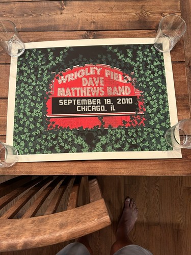 Dave Matthew’s Band Wrigley Posters Both 83 of 1250 2010 Rare | eBay