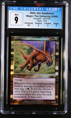 RITH, THE AWAKENER Invasion Foil Rare CGC 9 MTG EDH [Nostalgium] | eBay