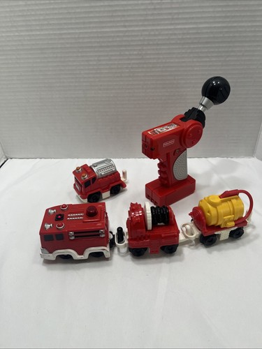 GeoTrax Fire Truck RC Train Remote Control Train Cars | eBay