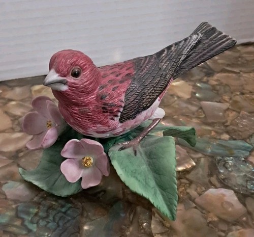 Vintage Lenox Purple Finch Fine Porcelain Figurine 1991 Garden Bird ...