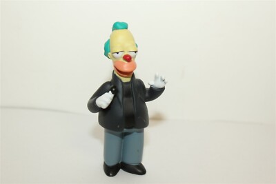 The Simpsons Stand Up Krusty The Clown Character Figure 2009 Fox TPF 3. ...