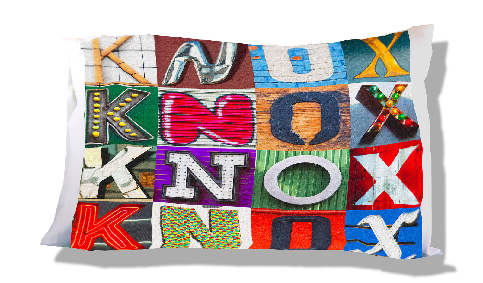 KNOX Personalized Pillowcase featuring the name in photos of sign ...