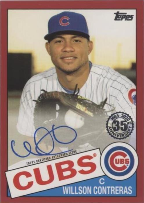 2020 Topps - 1985 Topps Baseball Autographs Willson Contreras #85A-WCO ...