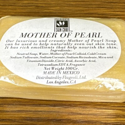 Serious Skincare Mother Of Pearl Body Creamy Soap Bar NEW | eBay