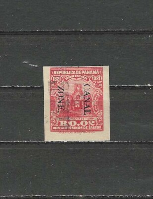 CANAL ZONE , US , PANAMA , LAND GATE , 2c ENVELOPE CUT SQUARE STAMP ...