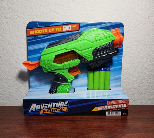 2 Pack Adventure Force Springfire Dart Blaster, Shoots Up To 80ft ...