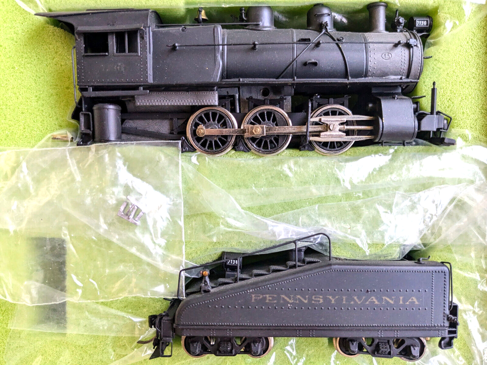 L@@@K! OVERLAND BRASS PRR CLASS B-6 0-6-0 HO *CUSTOM-PAINT *HEADLAMP ...