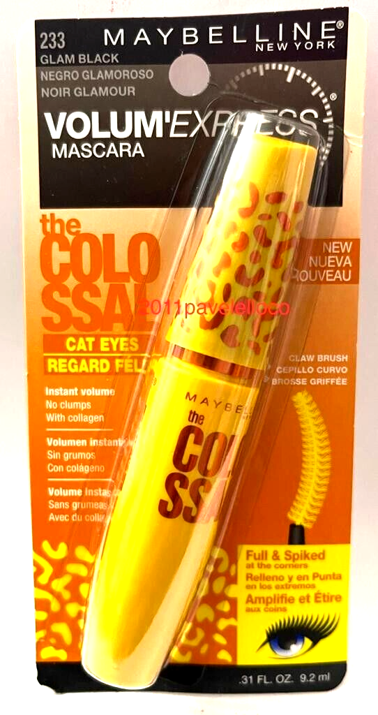 1 Maybelline NY (233 Glam black ) Volum'EXPRESS Mascara Full & Spiked ...