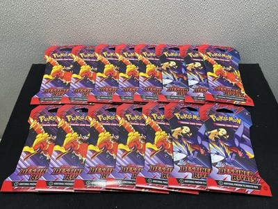 Pokemon TCG: Destined Rivals - Sleeved Booster Packs Lot of 15 | eBay