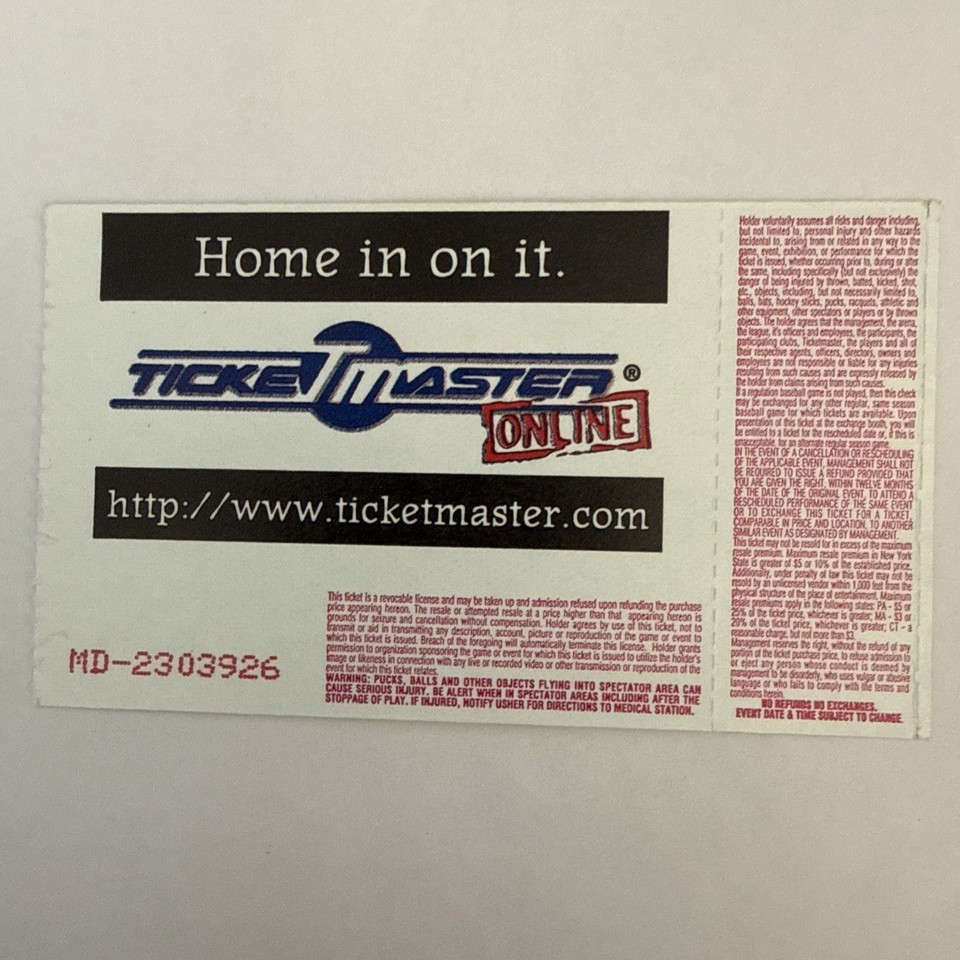 June 25 1998 Spice Girls Concert Ticket Stub PNC Arts Center. Only NJ ...