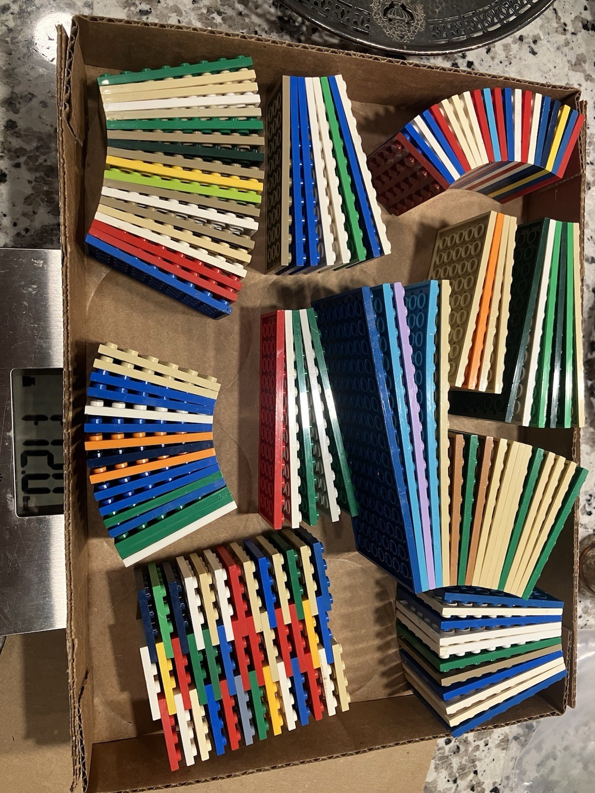 LEGO 1lb+ Plates 4x4 & Greater Multi-Color Building Blocks Bricks Bulk ...