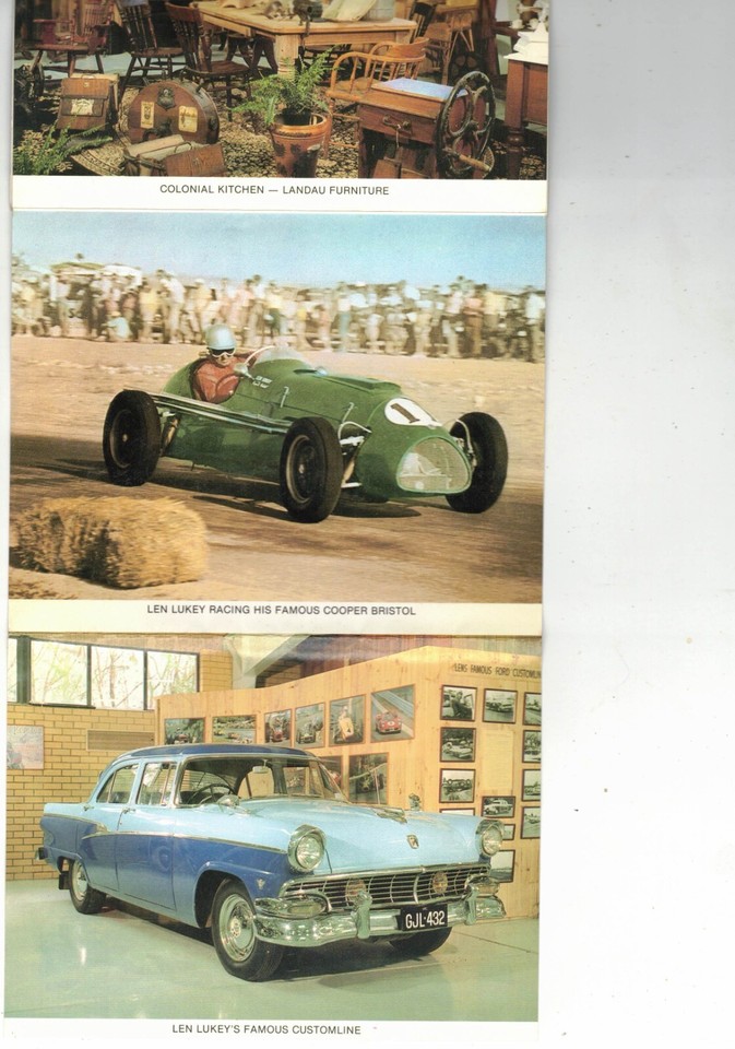 Australia Postcard, Fold out from LEN LUKEY MEMORIAL MUSEUM PHILLIP ...